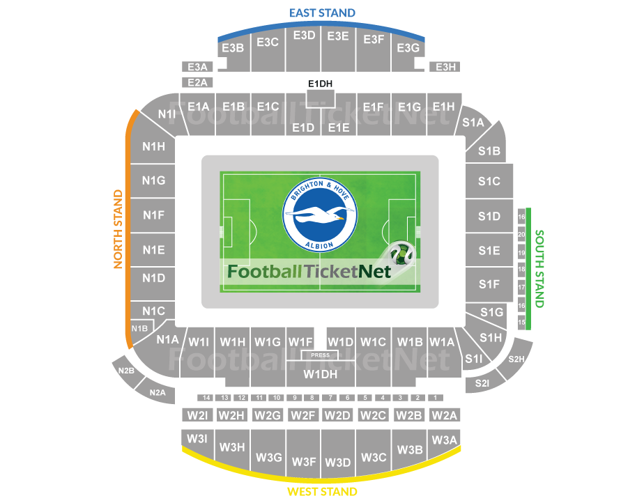 Brighton & Hove Albion vs Liverpool 18/04/2020 | Football Ticket Net