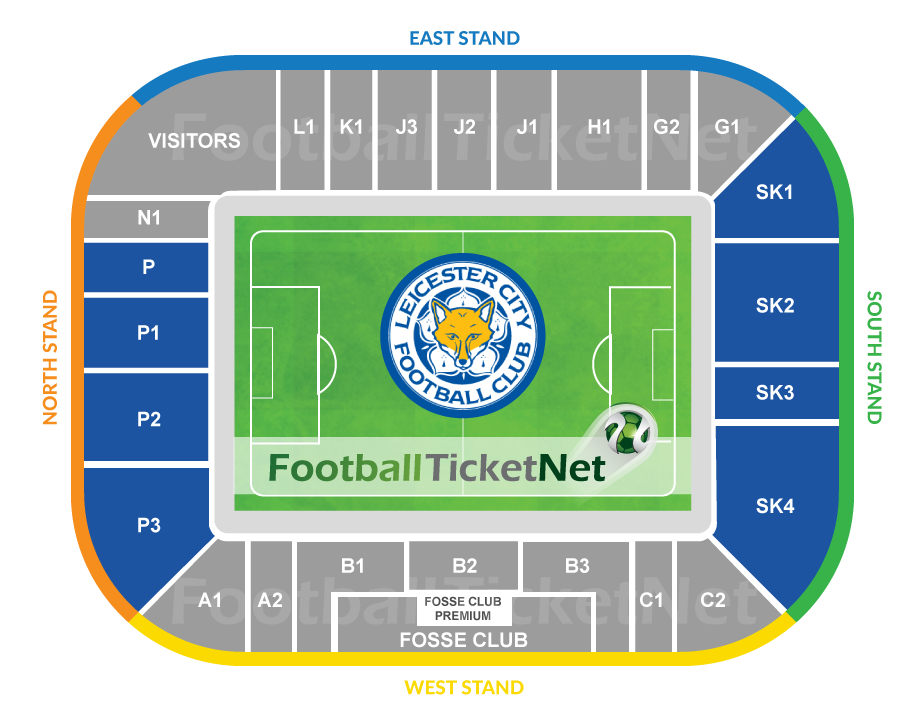 Leicester City vs Manchester City at King Power Stadium on 22/02/20 Sat ...