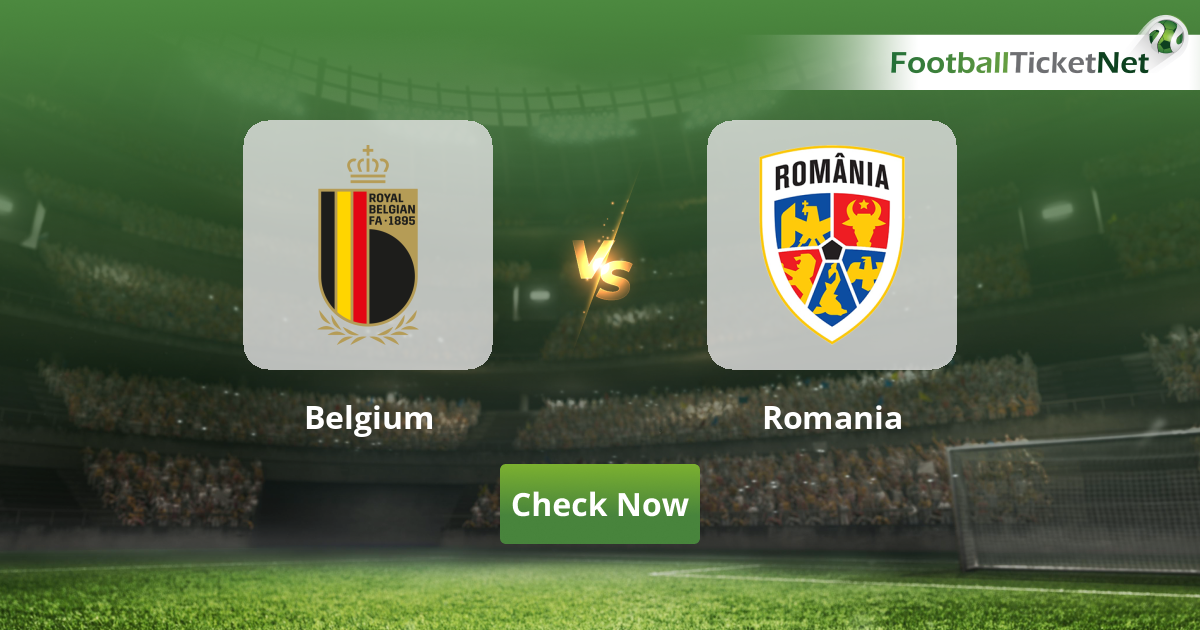 Stilvolle Tickets Fur Belgien Vs Rumanien Ebenbild