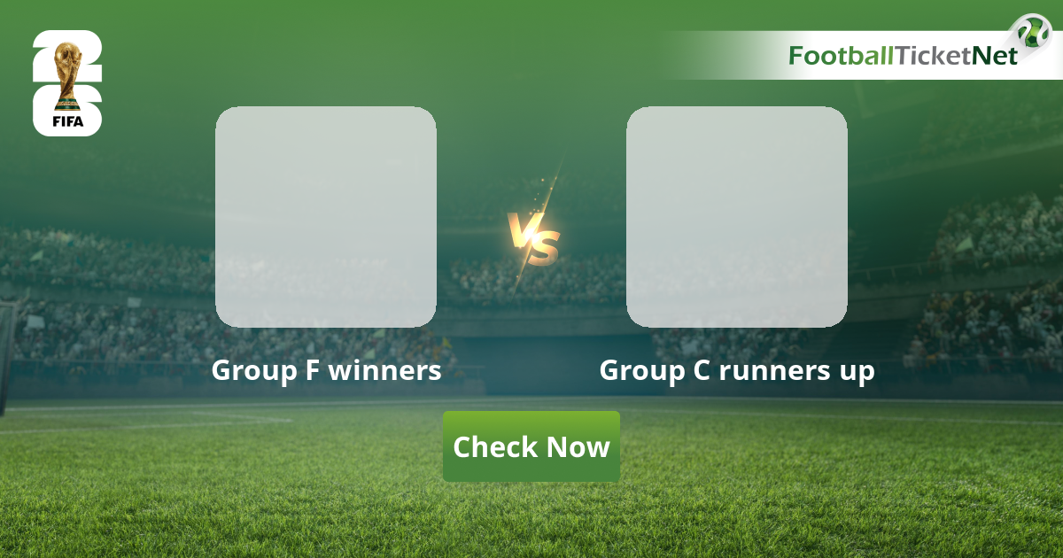 Match 75 - Group F winners vs Group C runners up tickets - World Cup ...