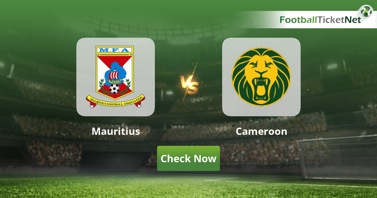 Mauritius vs Cameroon tickets - World Cup 2026 Qualifiers